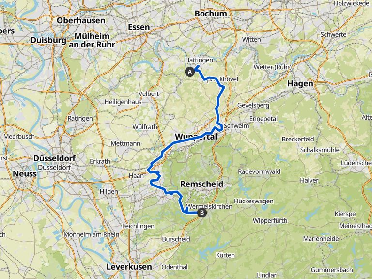 Bergischer Panorama-Radweg Etappe 1 – Auf Bahntrassen durchs Bergische ...